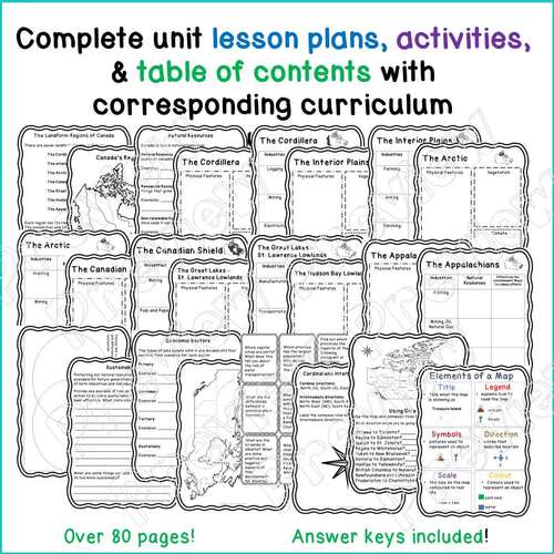 Grade 4 2023 Ontario Social Studies Political and Physical Regions of ...