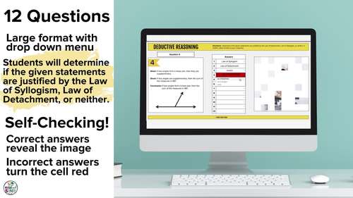 Deductive Reasoning (Law of Syllogism, Law of Detachment) Digital Activity