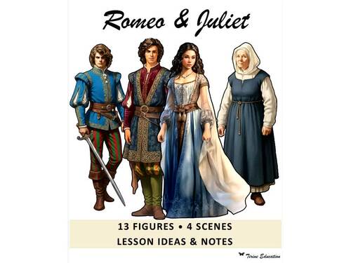 Romeo and Juliet Character Set - Interactive, Print-and-Go Group ...