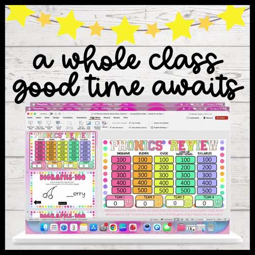 1st Phonics Review Game Show | ELA Test Prep | End of Year Review ...