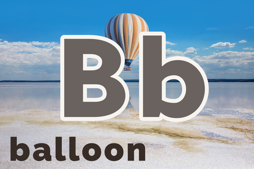 Bb-balloon by The Pillar of Peace | Teachers Pay Teachers