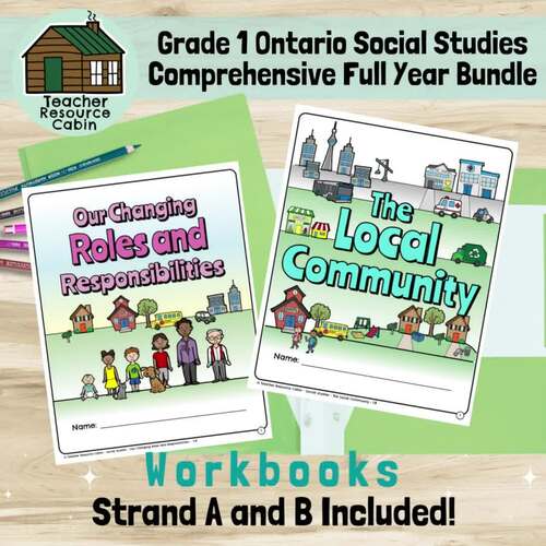 Grade 1 Ontario Social Studies Mega Bundle (FULL YEAR) | TPT