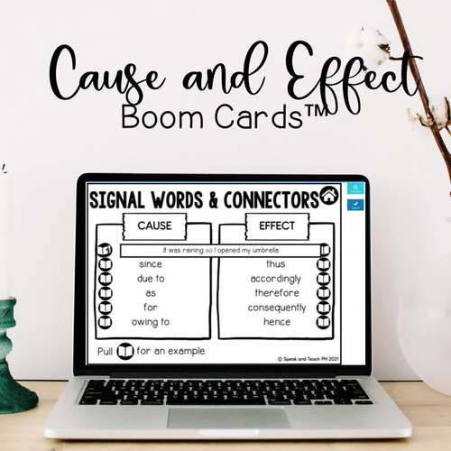 Leveled Cause and Effect Boom Cards™ for Speech Therapy #Sep23HalfOffSpeech