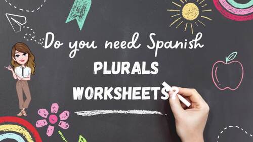 Spanish Grammar Worksheets: Plurals in Spanish by Spanish Grammar Guru