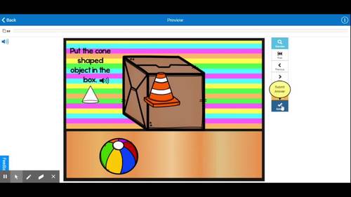 3D Shapes Learning Cones Boom Cards by KayBee's Korner | TpT