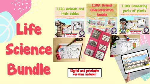 Life Science - Plants and Animals Bundle by Cloud Ten | TPT