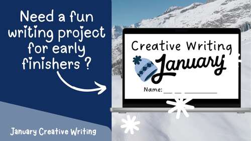January Creative Writing Google Slides and Printable Version Bundle by ...