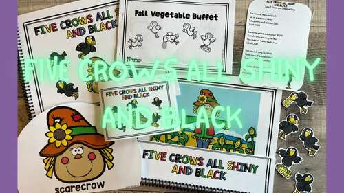 5 Crows All Shiny and Black Song Pack by Growin' Wildflowers | TPT