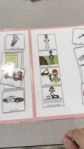 Lifeguard/Paramedic Tools Sorting/Matching Community Workers File Folder