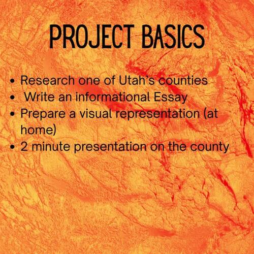 Counties of Utah Research Projects by Connecting with Social Studies