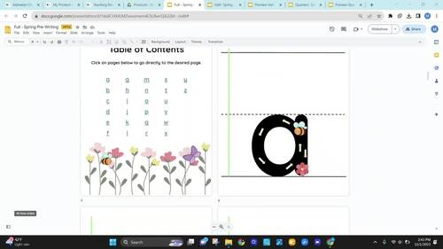 Alphabet Tracing for Pre-Writing Practice with Spring (Bundle) | TPT