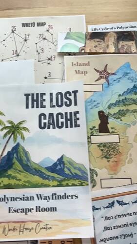 The Lost Cache - Polynesian Wayfinders Escape Room by Wonder House Creative
