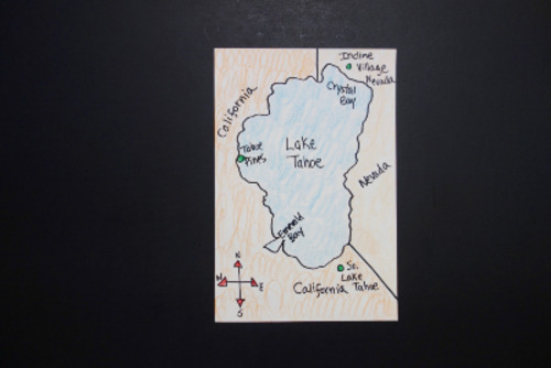 Let's Draw Lake Tahoe! (Landforms) by Patty Fernandez Artist | TPT