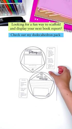Book Report Dodecahedron - Perfect for Book Week! by The Sydney Teacher