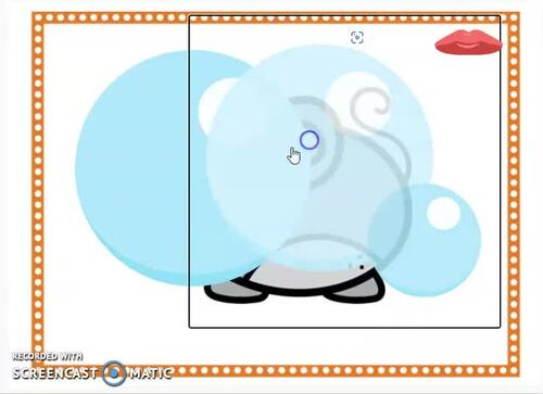 Bubble Pop Artic Initial M BOOM CARDS by One Silly Sausage Speech