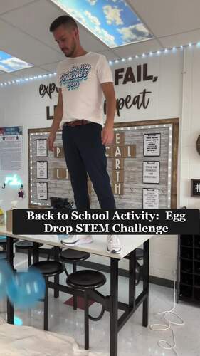 The Eggstremely Eggciting Egg Drop STEM Challenge by Cook In The Classroom