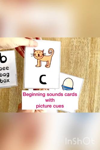 Alphabet flashcards with short vowel word cards for Kindergarten by ...