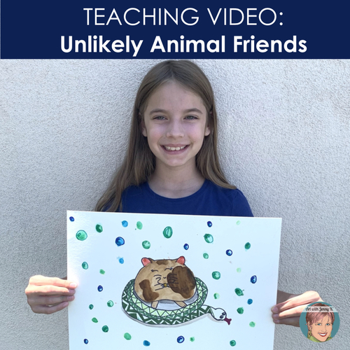 Teaching Video: Unlikely Animal Friends Art Project (w/downloadable ...