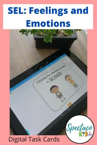 Social Emotional Learning SEL feelings and emotions kindergarten