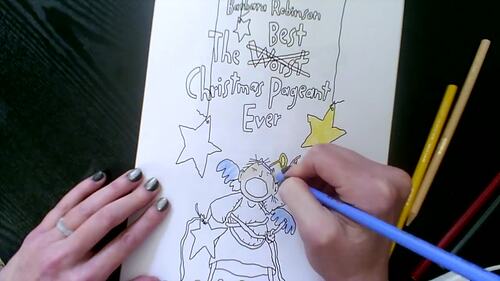 The Best Christmas Pageant Ever Novel Study PP & Coloring Sheet Bundle ...