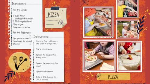 Recipe Book Editable Template by Tiny Pumpkin Press Printables | TPT