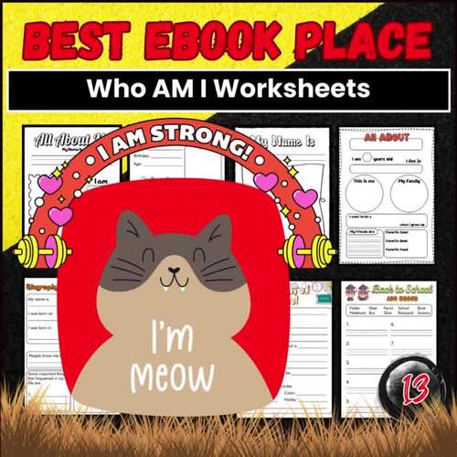 Who AM I Worksheets for First Day of School by Lib Anatomy school