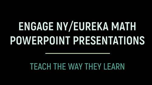 Engage NY Math PowerPoint Presentations Kindergarten Module 2 Lesson 1