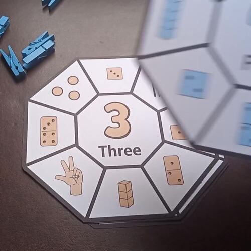 Number Sense Activity Cards Numbers 1 to 20, Counting Recognition ...