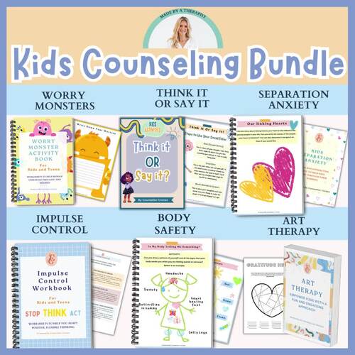 Kids Life skills Bundle. Mental Health. ADHD, Autism Skills. Coping ...