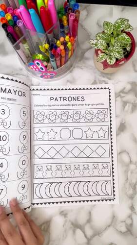 Libro de Repaso de Español y Matematicas | Summer Packet Review in Spanish