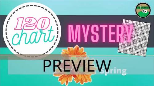 120 Chart Mystery - Spring (video and recording sheet) by The Teacher Rex