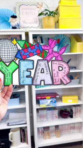 New Year Goals 2025 Middle School | Bulletin Board Craft, Resolutions ...