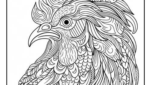 animal coloring sheets adult