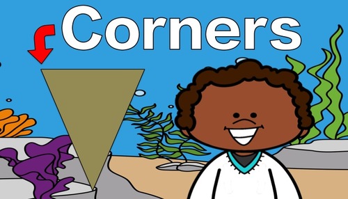 How Many Corners? 2D Shape: Under the Sea: Math Brain Break | TPT