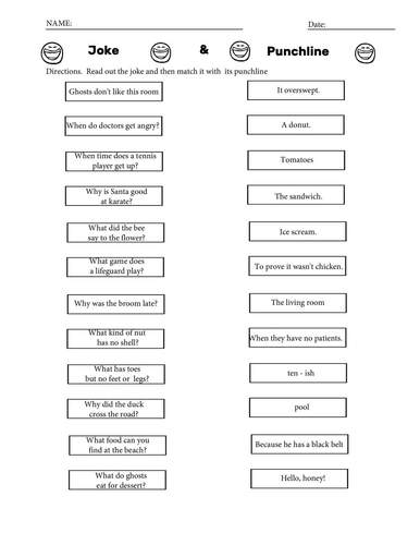 Jokes & Punchlines by ELT Buzz Teaching Resources | TPT