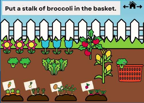 Following One Step Directions BOOM Cards™ Garden Style - Digital Activity