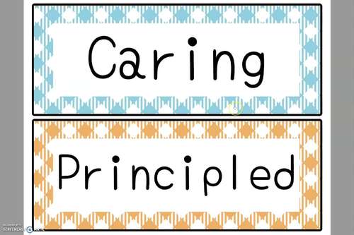 IB PYP Learner Profile Attributes Pennant & Icons (Bulletin Board ...