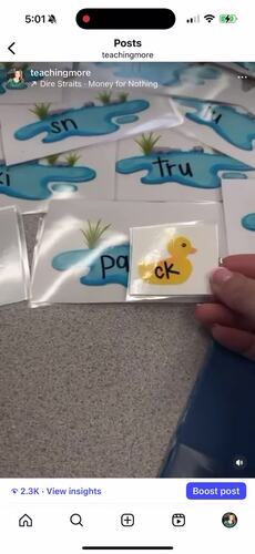 Digraph CK endings with Ducks | Phonics ck ending practice and activities