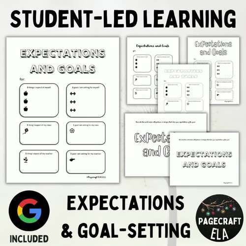 Back to School | Expectations and Goal-Setting | Student-Led Learning