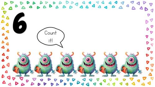Math Monsters Number Talks Digital Lesson Number 6 | TPT
