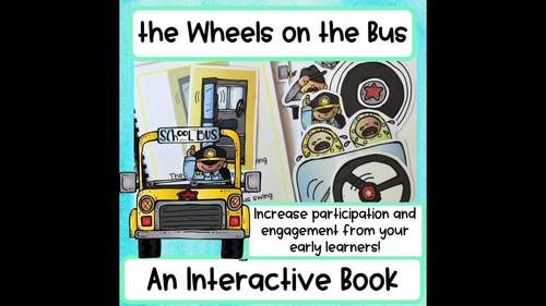 The Wheels on the Bus Interactive Book - Circle Time, Small Group Activity