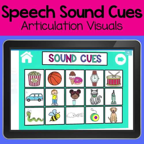 Speech Sound Cues - Visuals - Practice Activities - Articulation ...