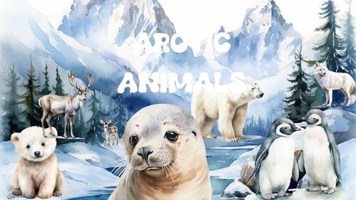 Arctic Animals Project - Print and Digital- No Prep- Editable | TPT