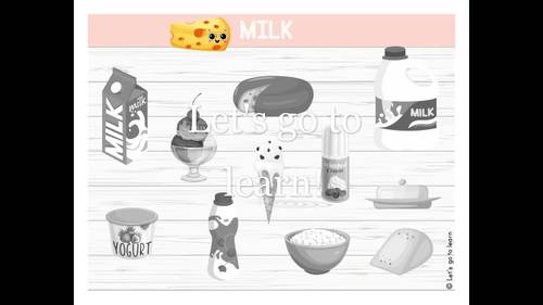 Food Sorting and Matching Activity, Classify, Montessori Activity