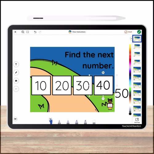 Find the Number (Tens) K.CC.A.2 - Kindergarten - Counting & Cardinality ...