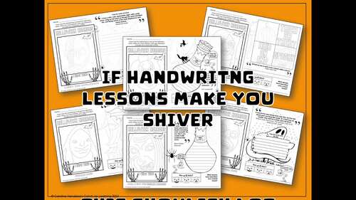 Halloween Handwriting Fine Motor Pen Control Activities Middle High School