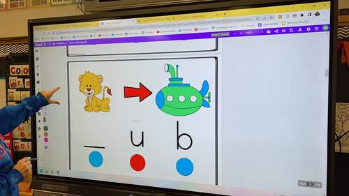 Short U Letter Sound Chaining Activity by Mrs Males Masterpieces