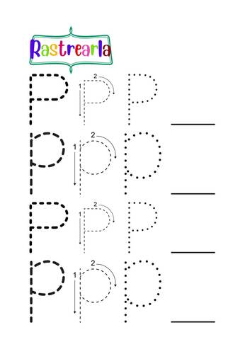 Toddlers Curriculum |Spanish Letter "P" Activities by Brainstorm Preschool