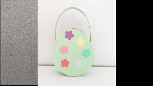 Easter Egg Basket Craft- Easter Bunny Basket for spring by First Grade ...