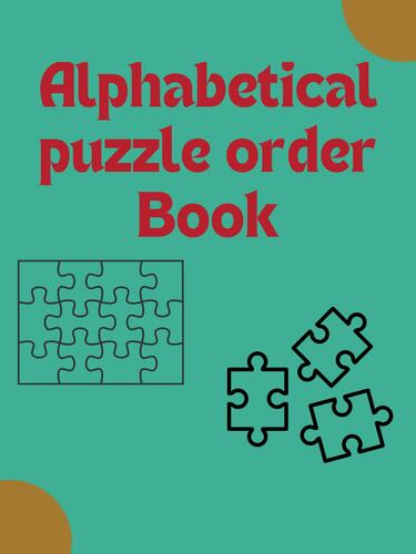 "Alphabetical Solving the Order Puzzles" by Test Treasure Publication
